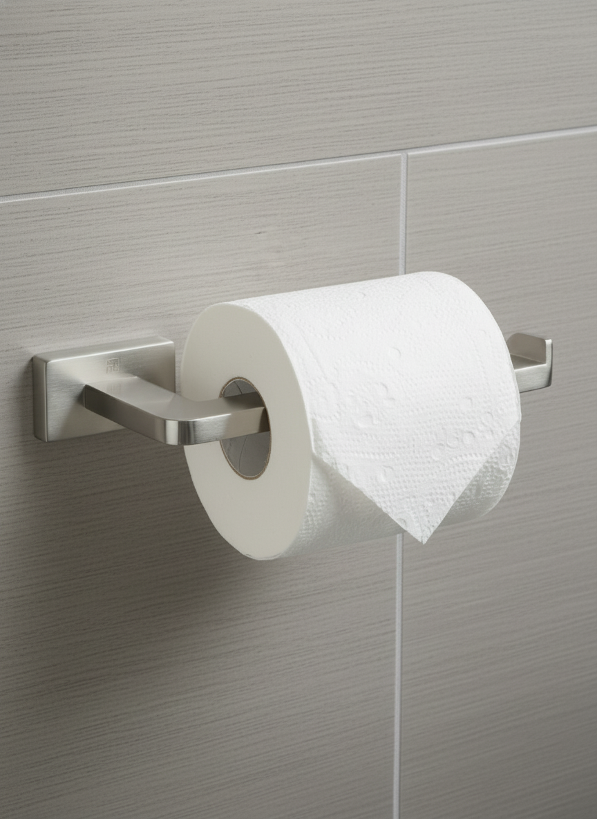 Держатель для туалетной бумаги SATO BA002504 серебристый