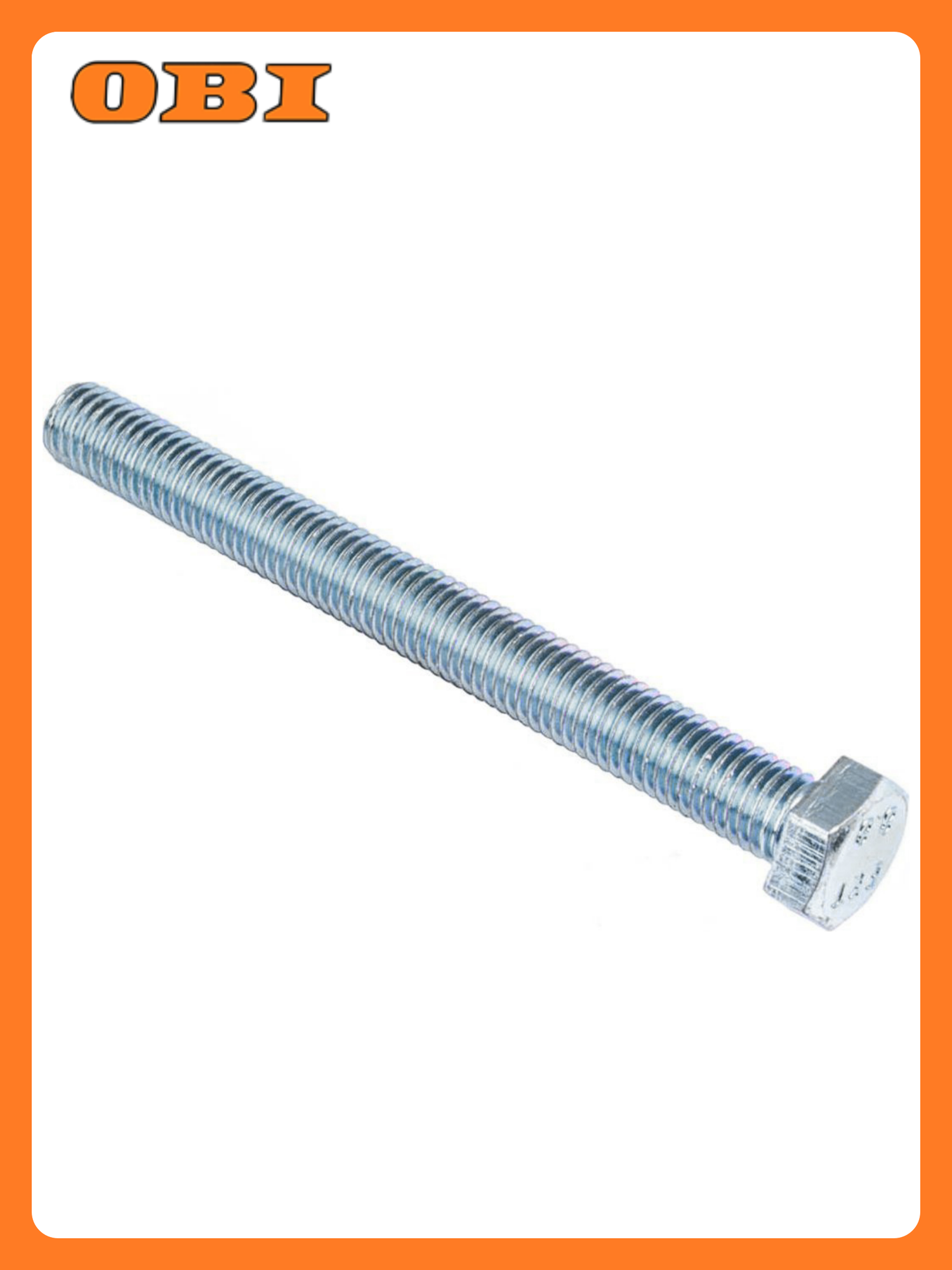 Болт DIN 933 шестигранный М12х80 мм 2 шт