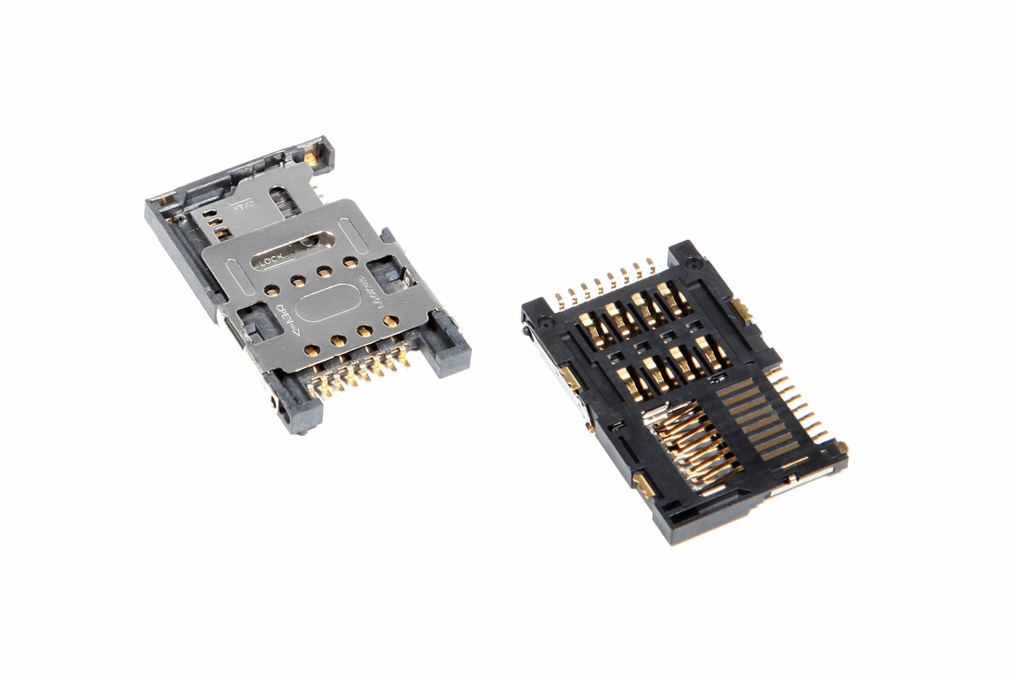 Коннектор SIM-карты (сим), mmc коннектор для China Mobile SIM/SD Connector (S76)