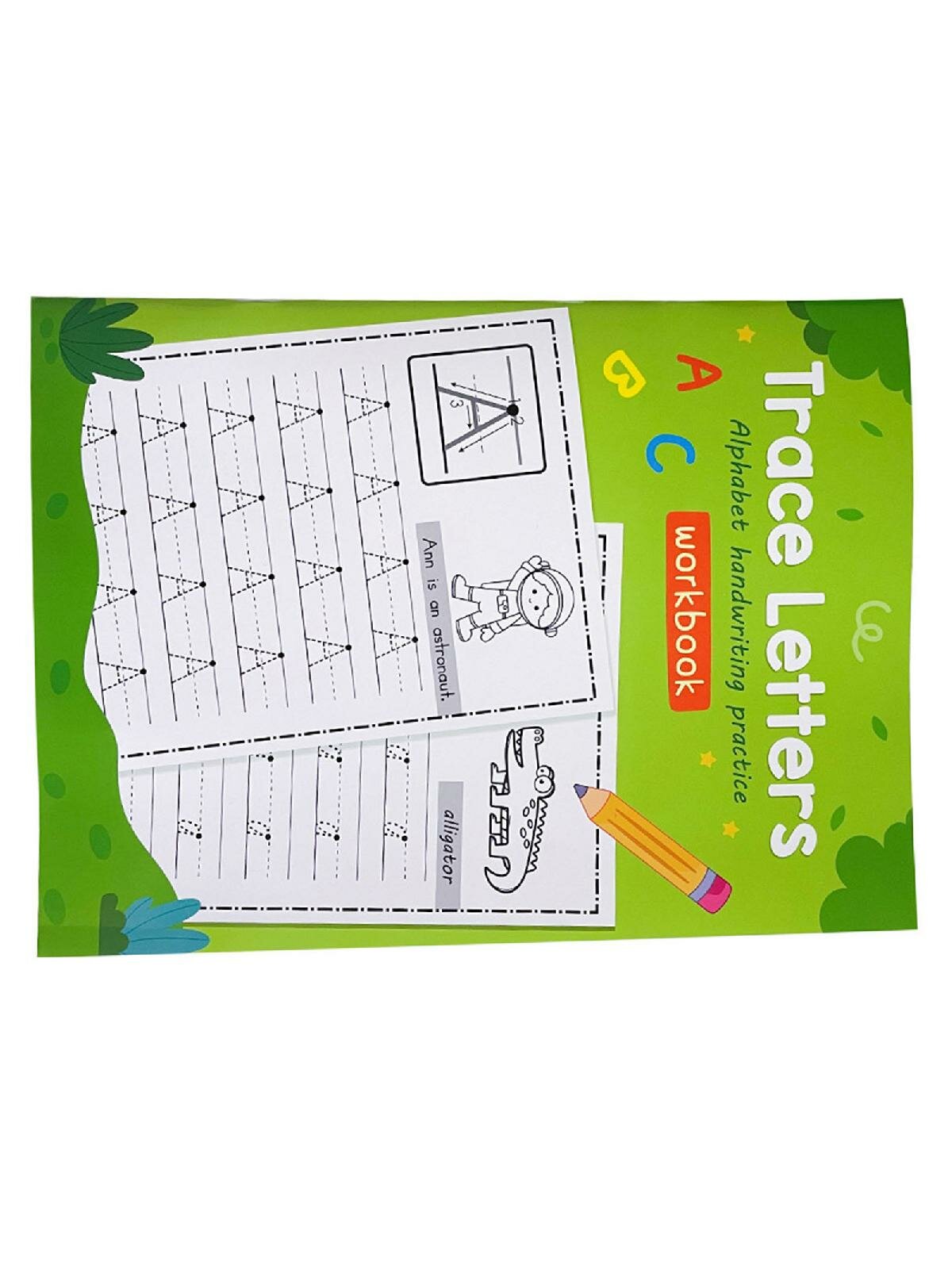 Учебная тетрадь-раскраска для детей, изучающих язык и развивающая моторику