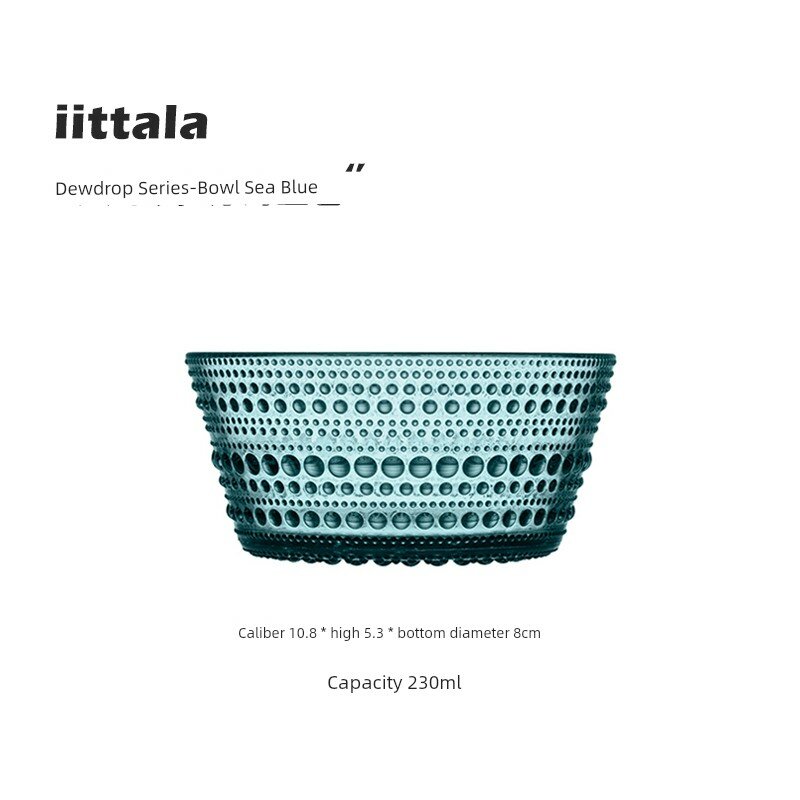 Финские стеклянные чашки и тарелки Iittala Dewdrop для дома, стаканы для напитков, парные чашки для воды,