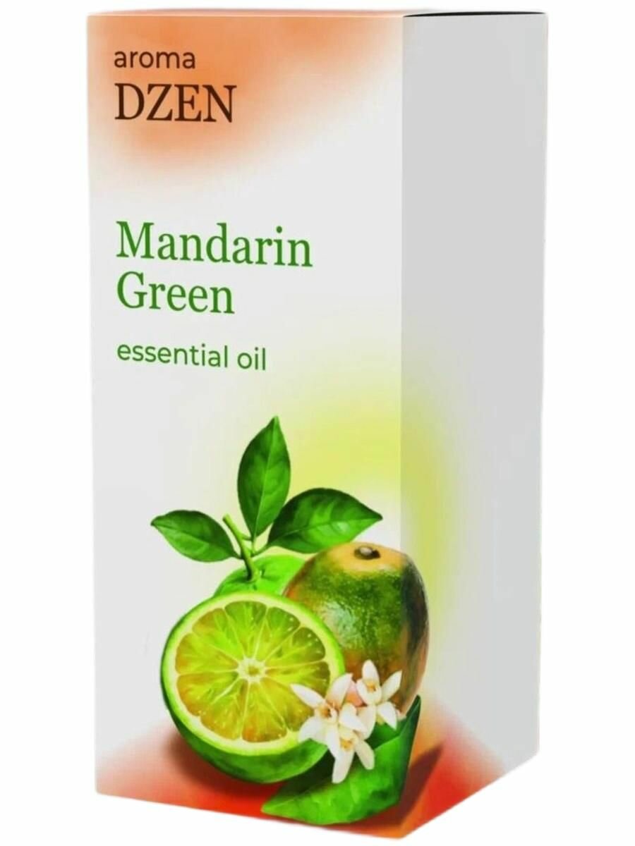 Эфирное масло Мандарин зеленый Aroma Dzen 3 мл для ароматерапии, бани, йоги