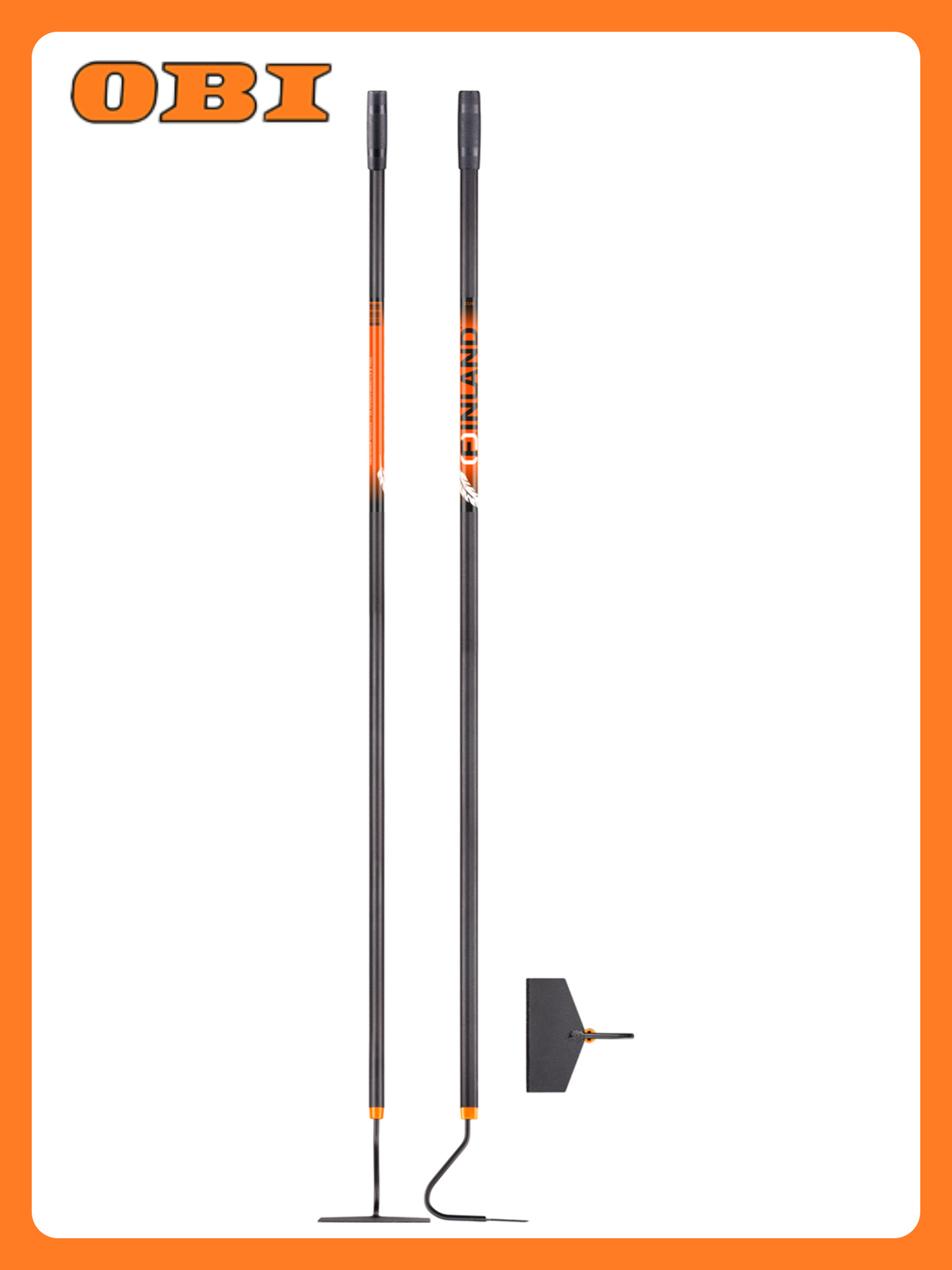 Тяпка овальная с алюминиевым черенком Finland Light 16 см 2326