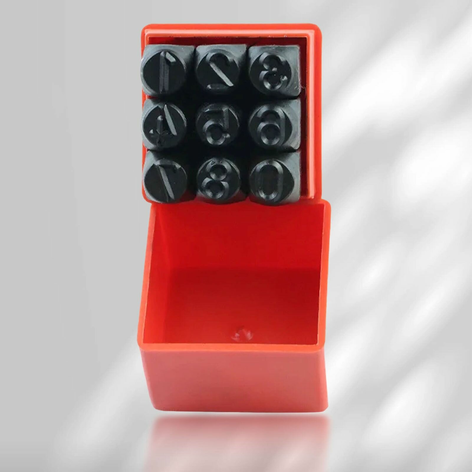 Штампы для букв и цифр из стали, 4 мм, полный набор