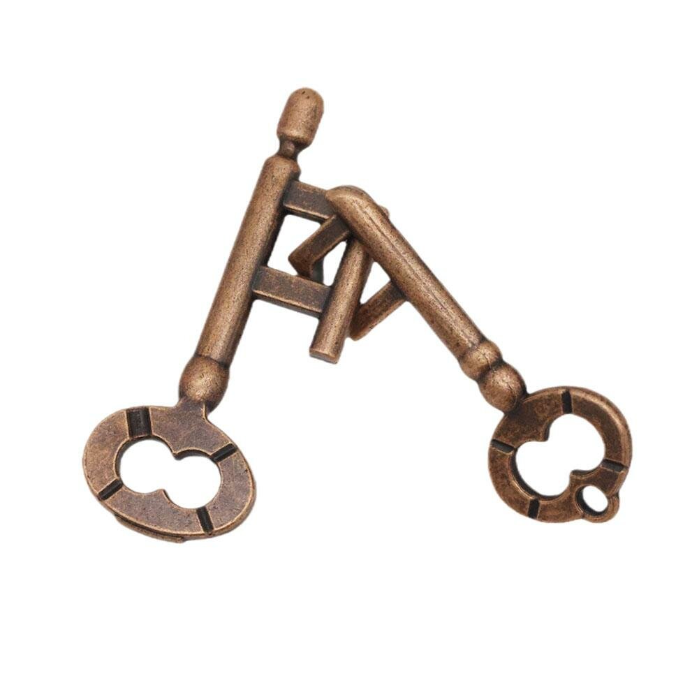 Интеллектуальная Металлическая Игрушка для Разгадки - Идеальна для Развития Пространственного Мышления