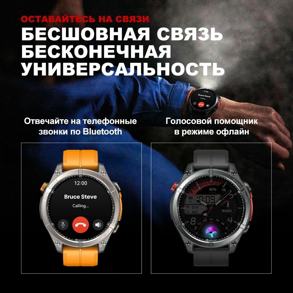 Бестселлер Zeblaze Stratos 4 Black