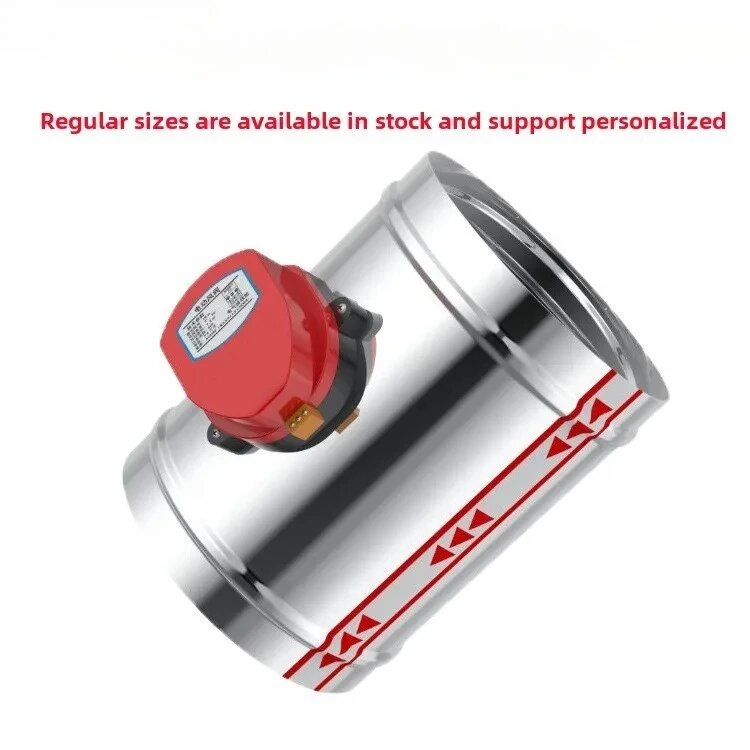 Электрический воздуховод из нержавеющей стали OD51-250 мм 201 OD 100mm, AC220V