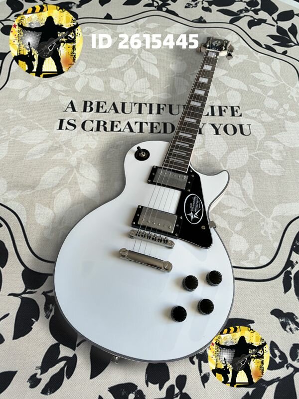 Электрогитара Gibson Les Paul с 6 струнами, длина корпуса 39 дюймов.