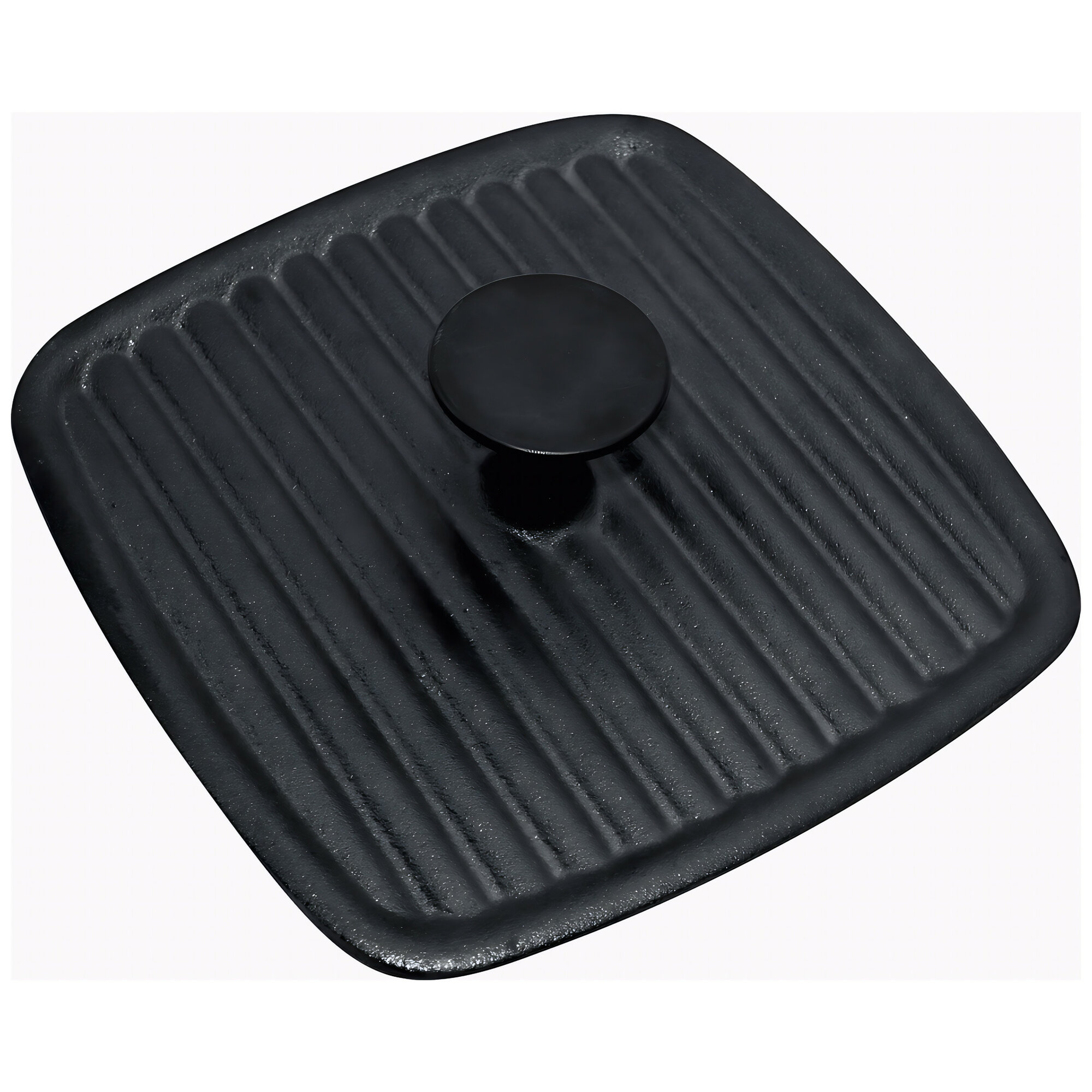 Крышка-пресс для гриля Mallony Pressa квадратная чугун бакелитовая ручка 21х21 см