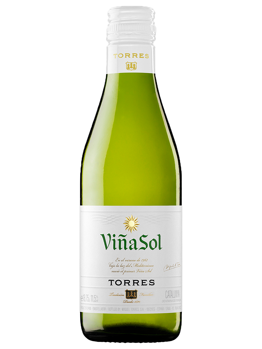 Вино Torres "Vina Sol", белое, сухое, 0,187 л, 12% крепость, Испания