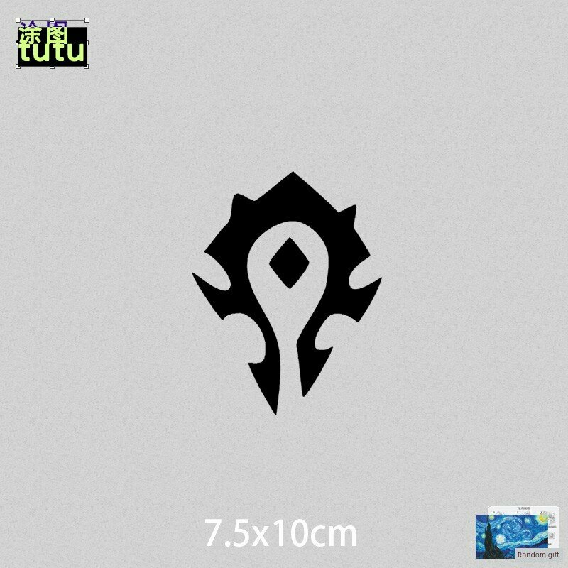 Автомобильные наклейки World of Warcraft для этнического альянса, значок логотипа WOW, светоотражающие наклейки для