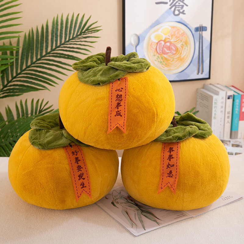 Трансграничная плюшевая игрушка хурма хурма кукла руи креативная домашняя украшение мультяшная милая большая хурма