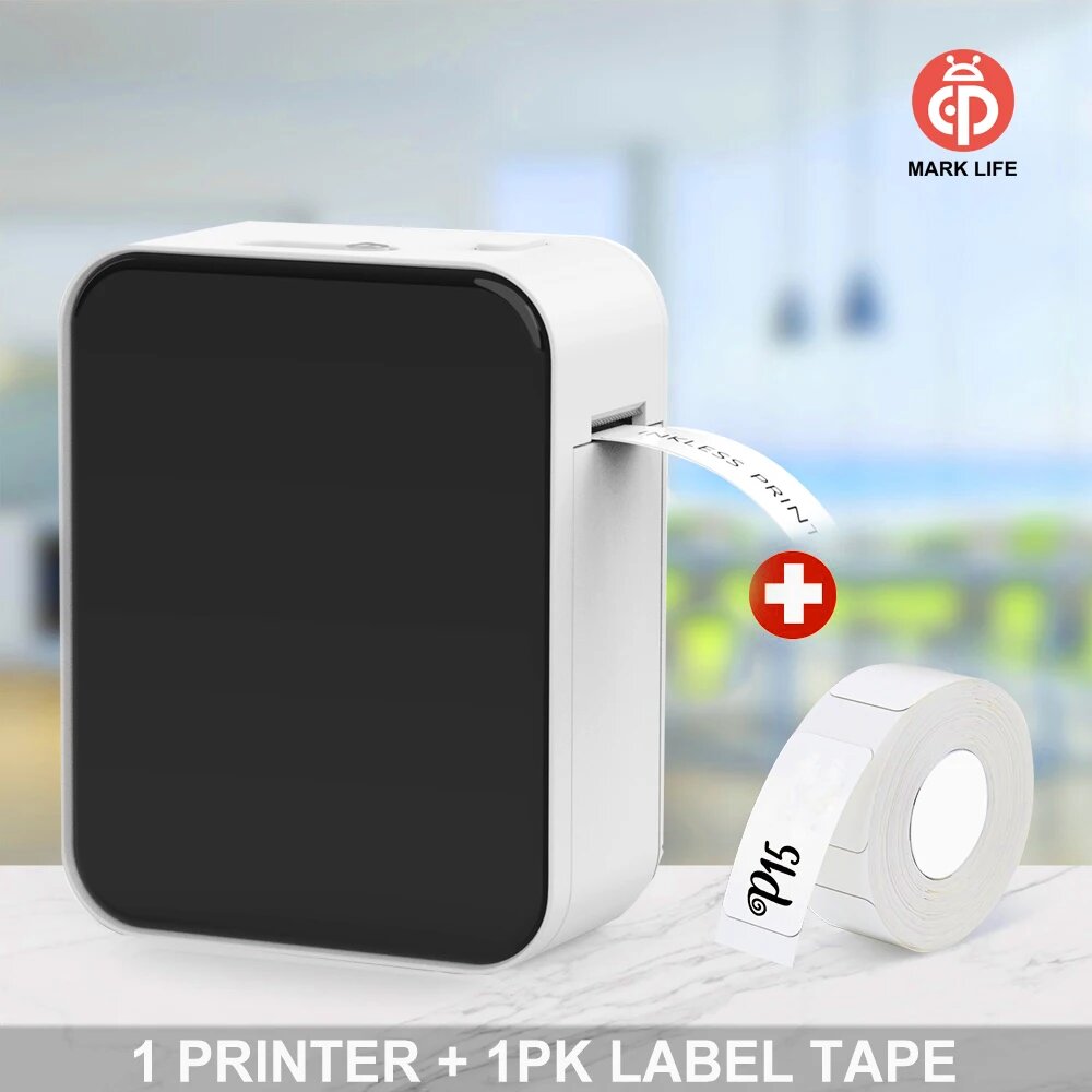 MARKLIFE Мини Термопринтер Этикеток D110 Белый, P15 white color