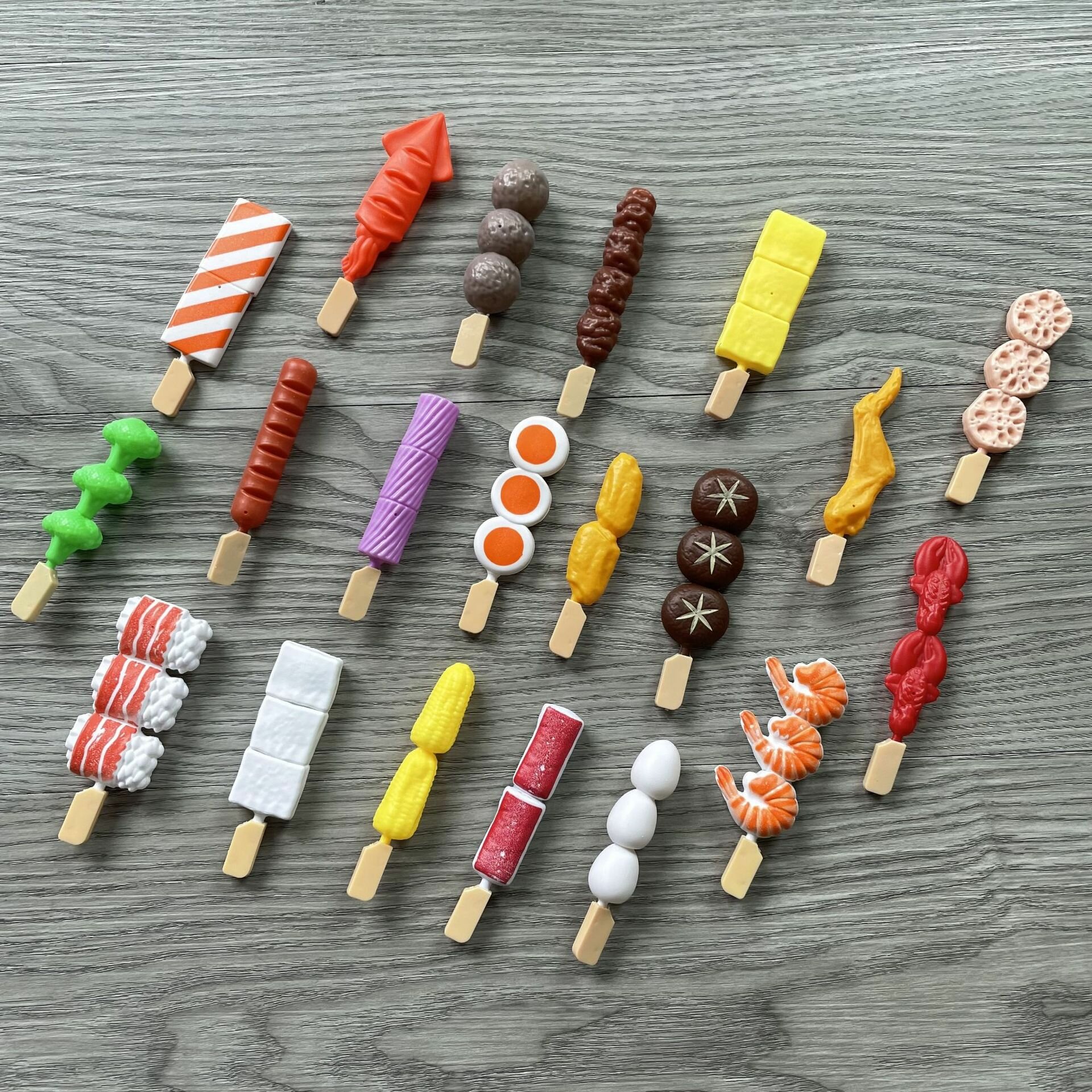 Реалистичный BBQ игровой набор для детей, 20 шпажек, игрушка 75г - Обучающий кухонный набор для ролевых игр