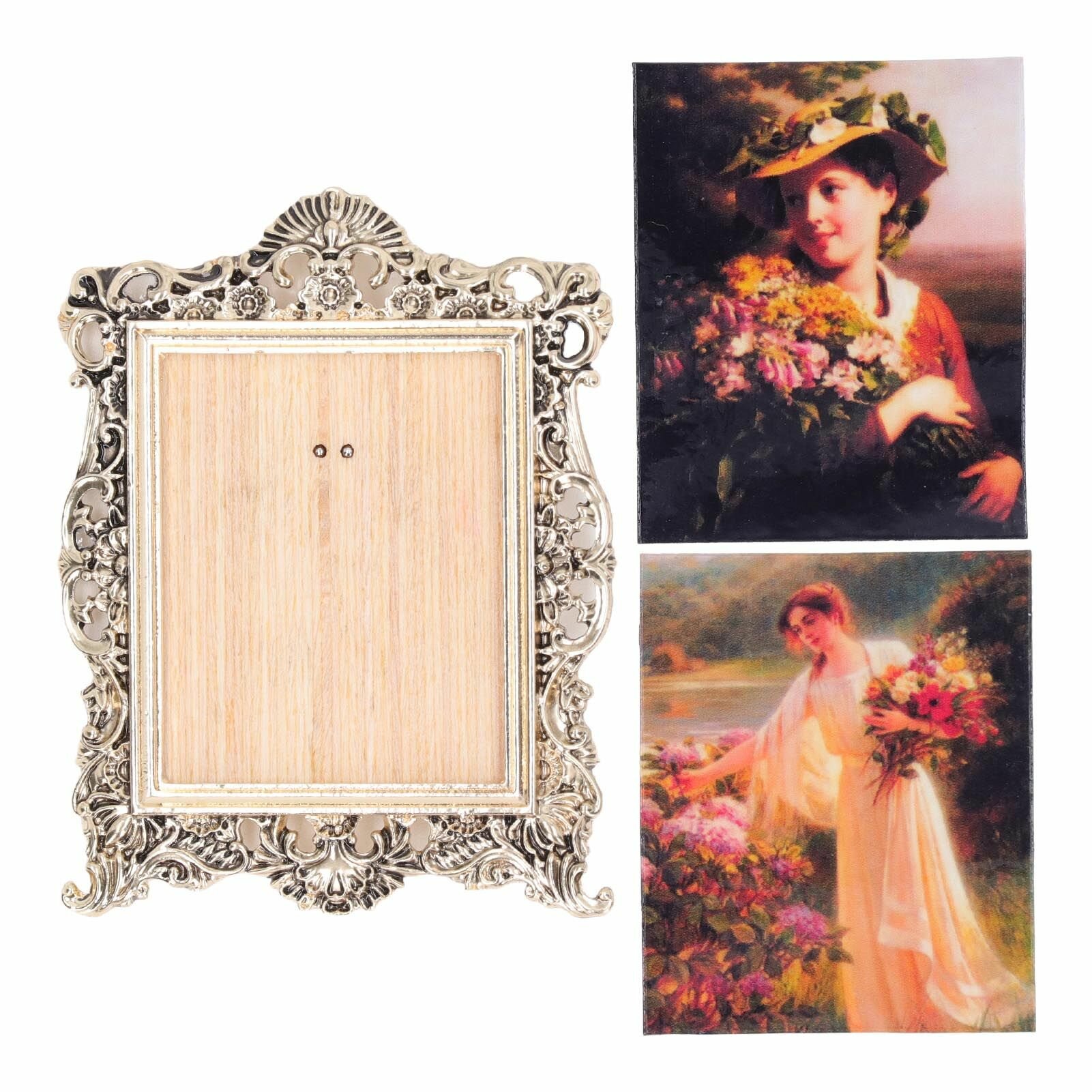 Рамка для фото 1:12, большая, европейская, винтажная, тип B