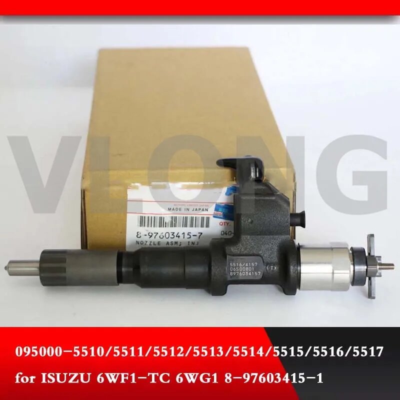 Новая обычная топливная форсунка 095000-5517 095000-5516 095000-4157 8-97603415-0 8-97603415-7 для двигателя GIGA