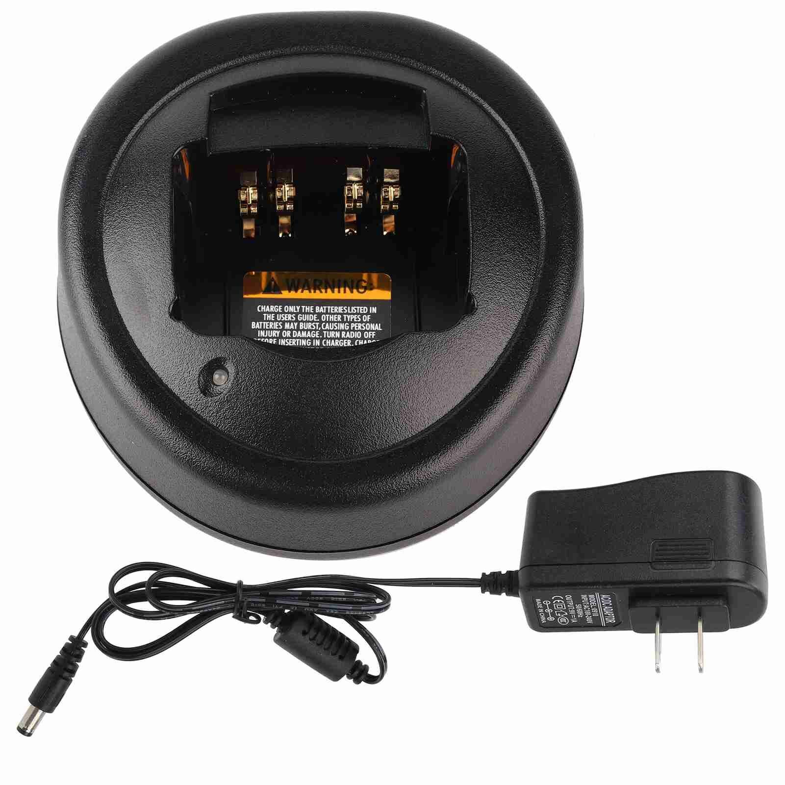 Док-станция для зарядки аккумуляторов раций Motorola GP328 GP388 HT750 HT1250 PTX760 500 2000 Series с двумя слотами.