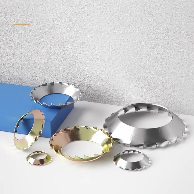 Конические зубчатые шайбы из нержавеющей стали 304 M3-M12 304 stainless steel, M3--(50Pcs)