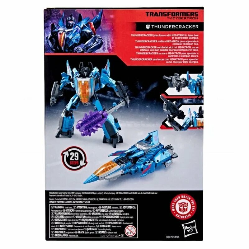 Трансформеры игрушки Hasbro Thundercracker Voyager Class Transformers Studio Series Transformers: War for Cybertron — фото 1