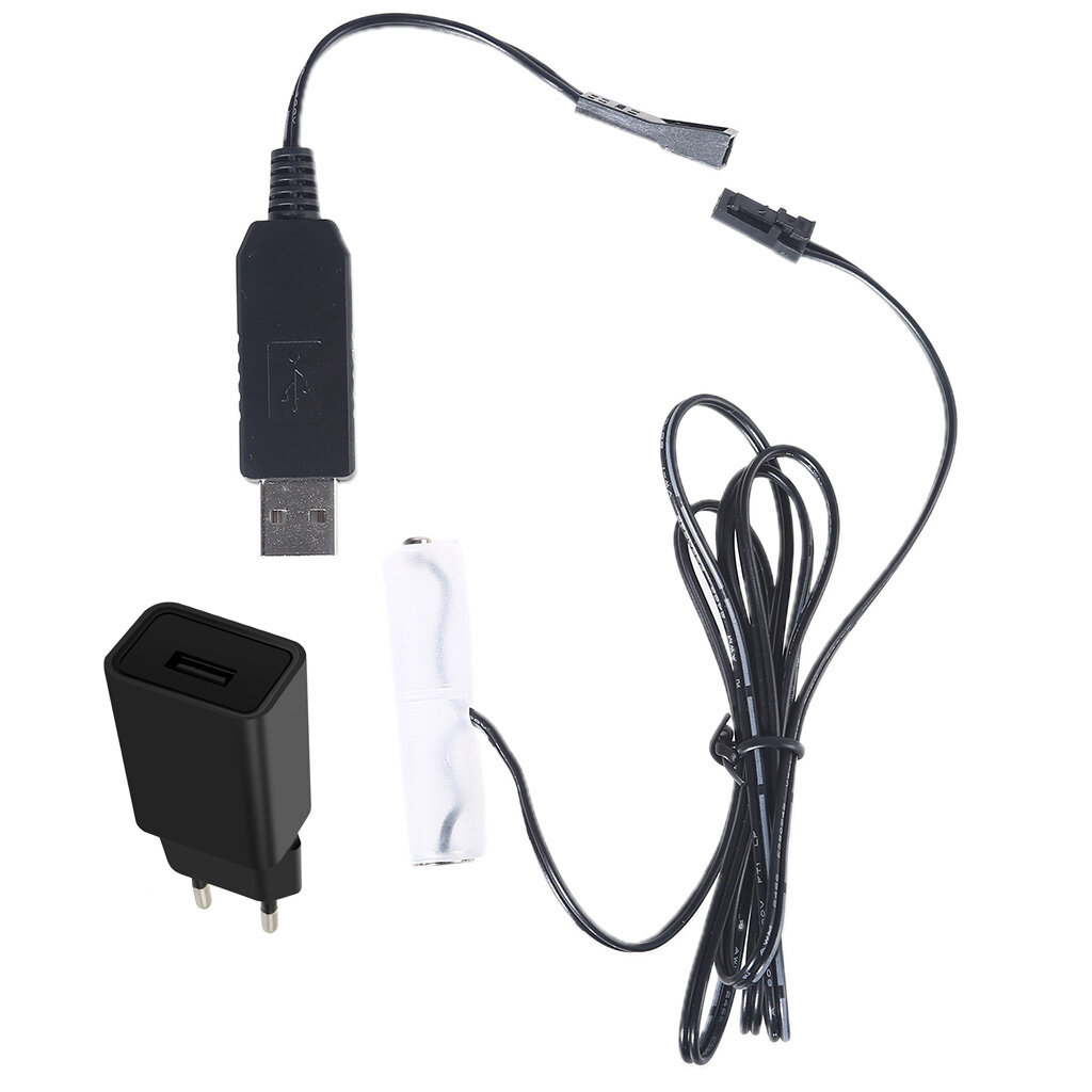 Съемный отсекатель батареек типа АА с USB-адаптером питания Заменяет 1-4 шт. батареек типа АА для Рождественских легких игрушек Walkie Talkie