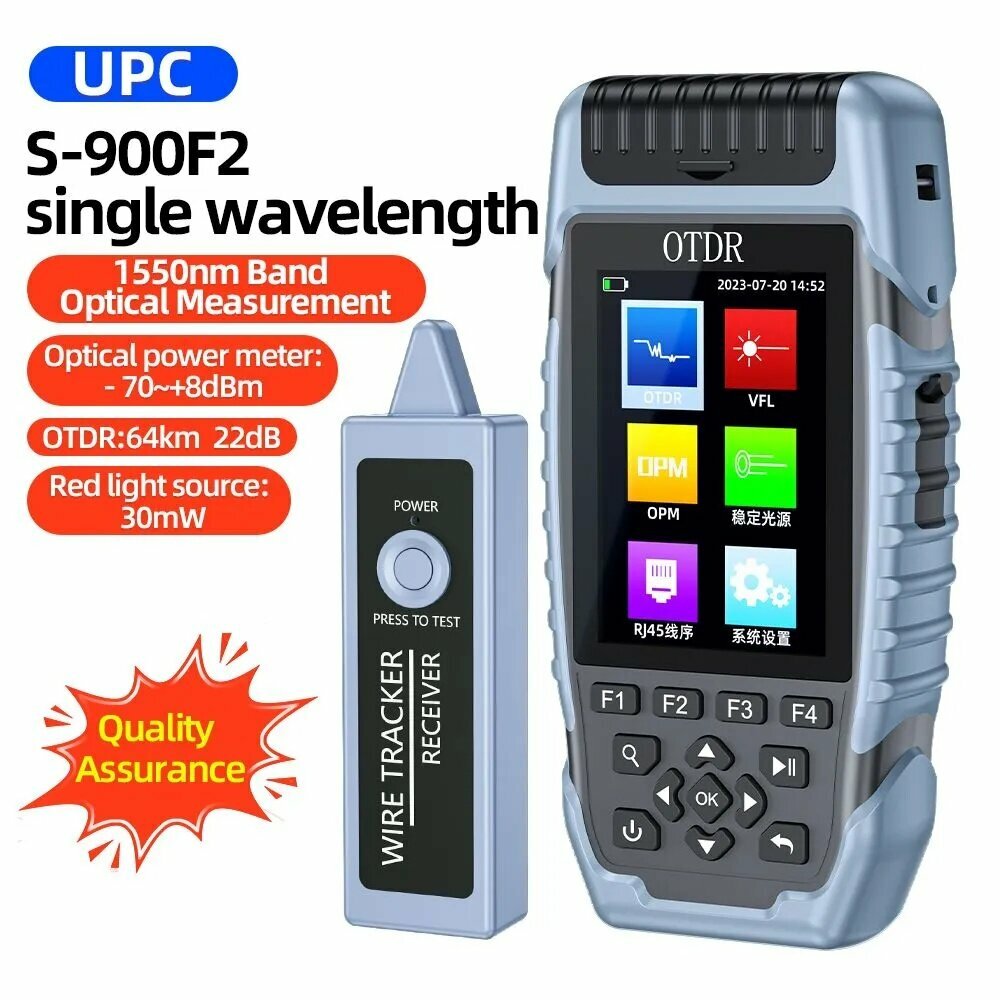 SAIVXIAN Mini OTDR, отражающий 6 функций оптического волокна S - 900D, карта OLS OPM вфла, демонстрация событий для тестирования кабеля Ethernet
