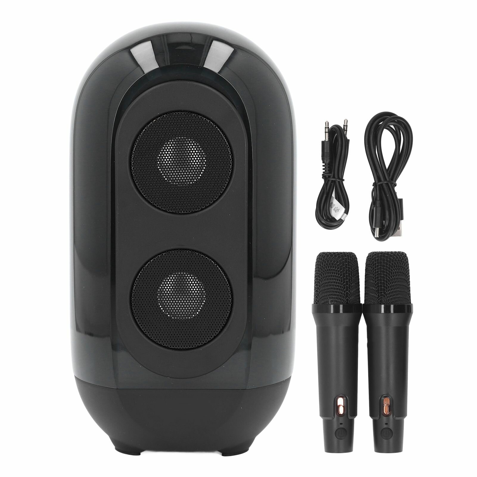 Караоке-станция портатив, BT, 2 микр, RGB, вечеринка