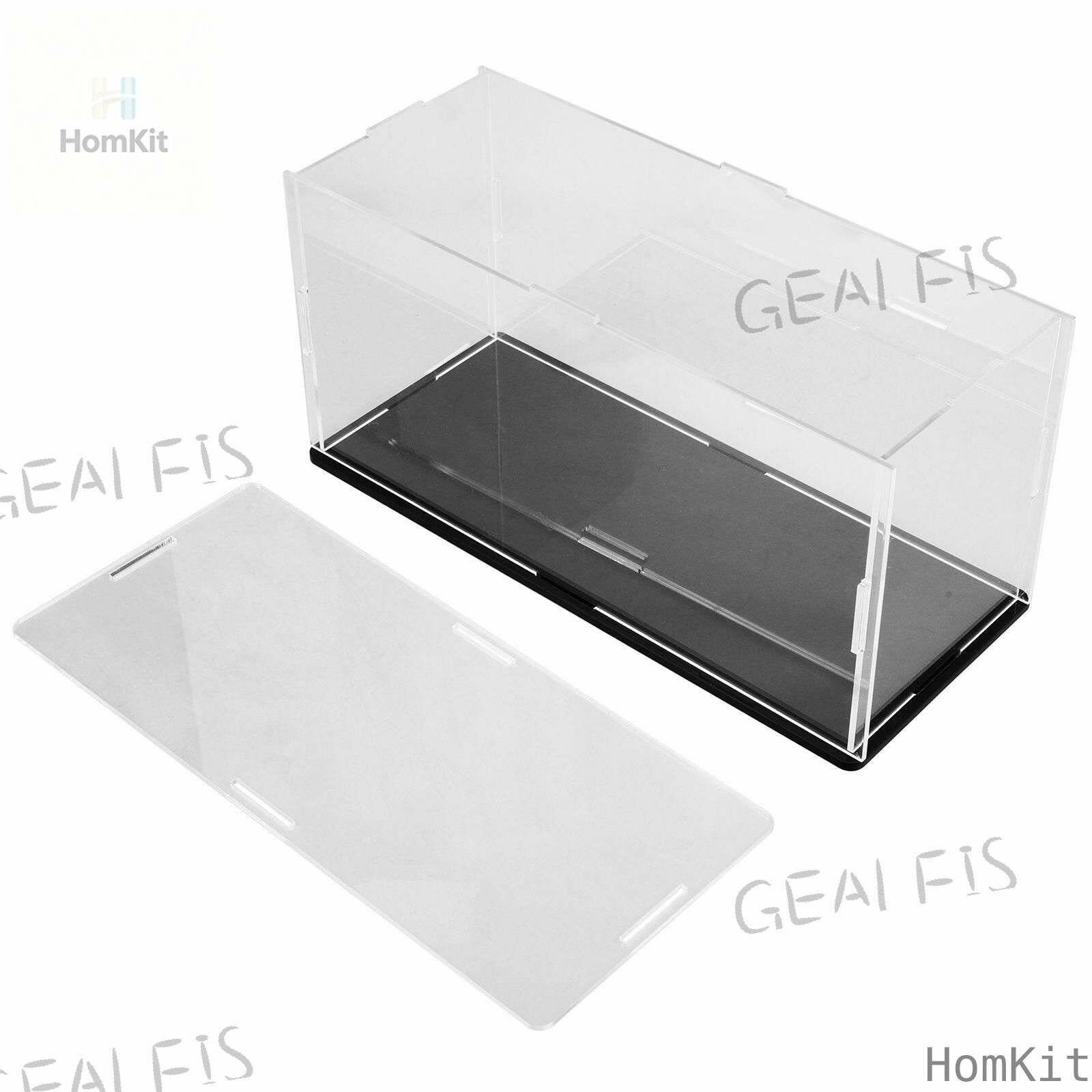 Прозрачный акриловый демонстрационный ящик для кукол и фигурок HomKit, защитная витрина 25x10x10 см