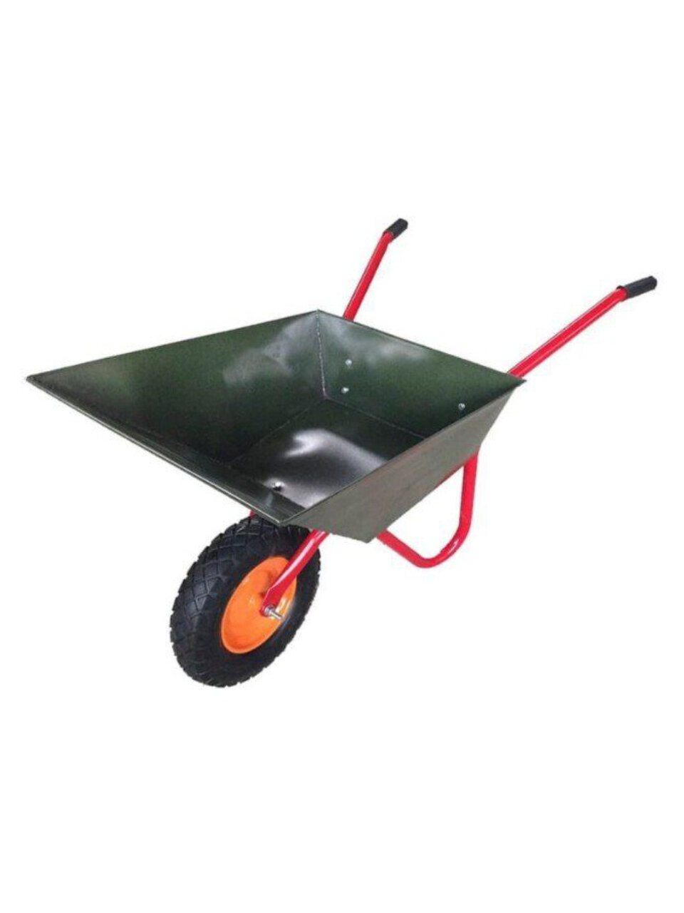 Тачка строительная одноколесная, сталь, 220 кг, 110л, усиленная