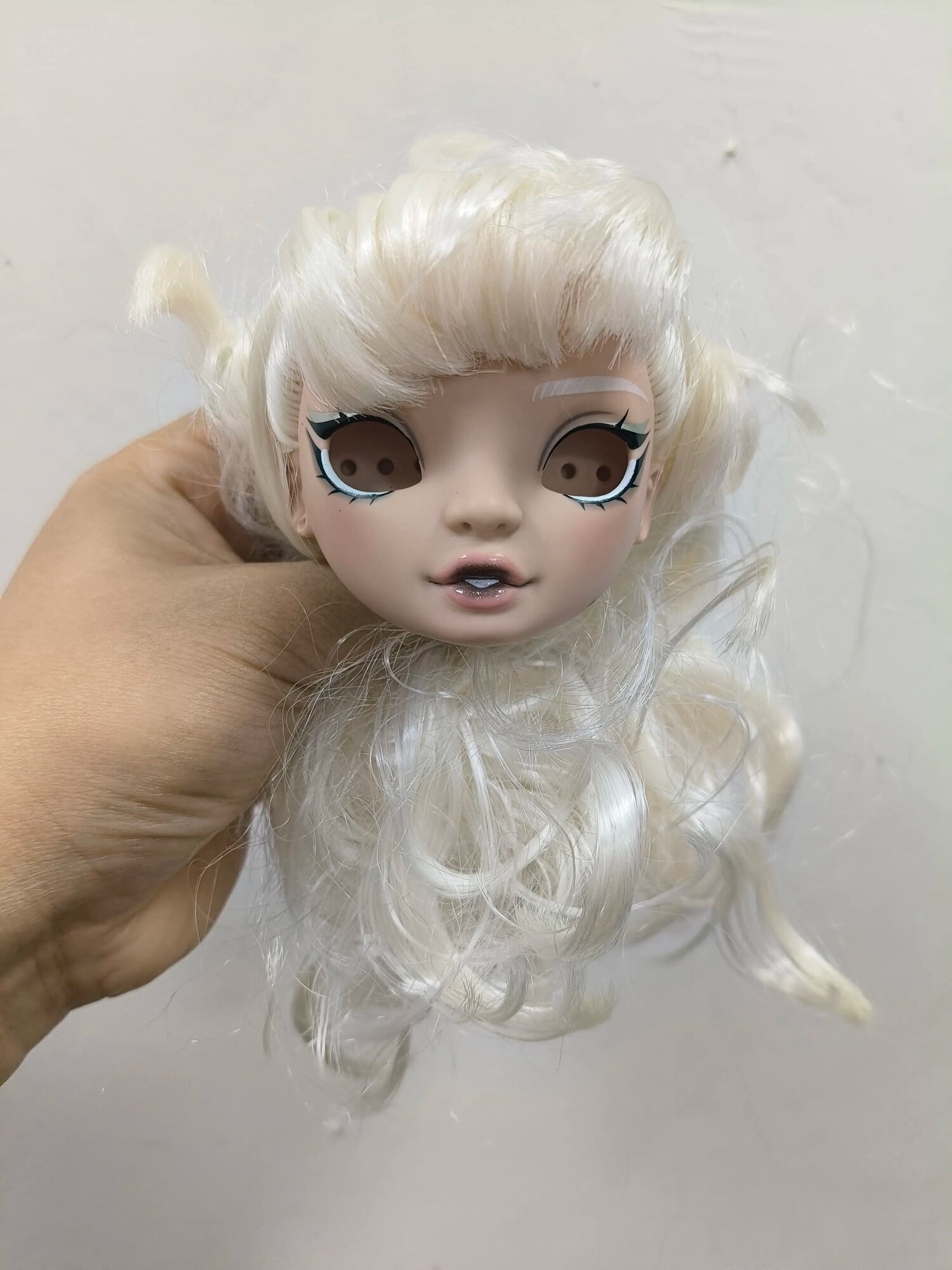 H4 оригинальные виниловые кукольные головы и тела 1/6 Белый, белый