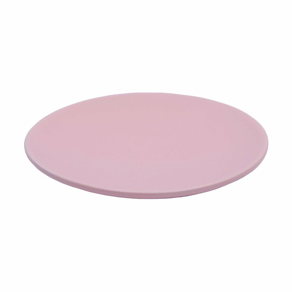 Мыльница FLUMEN серии "Powder Pink", керамика, для кускового мыла, розовый