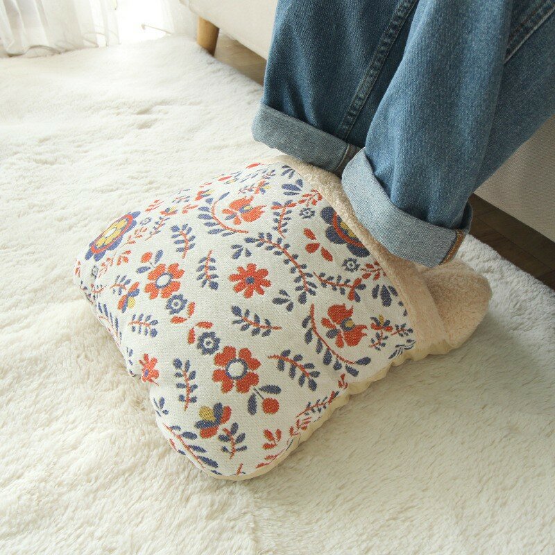 Теплые ножки, а не Power Bank, плюшевые теплые обувь, грелка для ног, подушка для ног, теплая обувь, грелка для рук, необходимая вещь для офиса