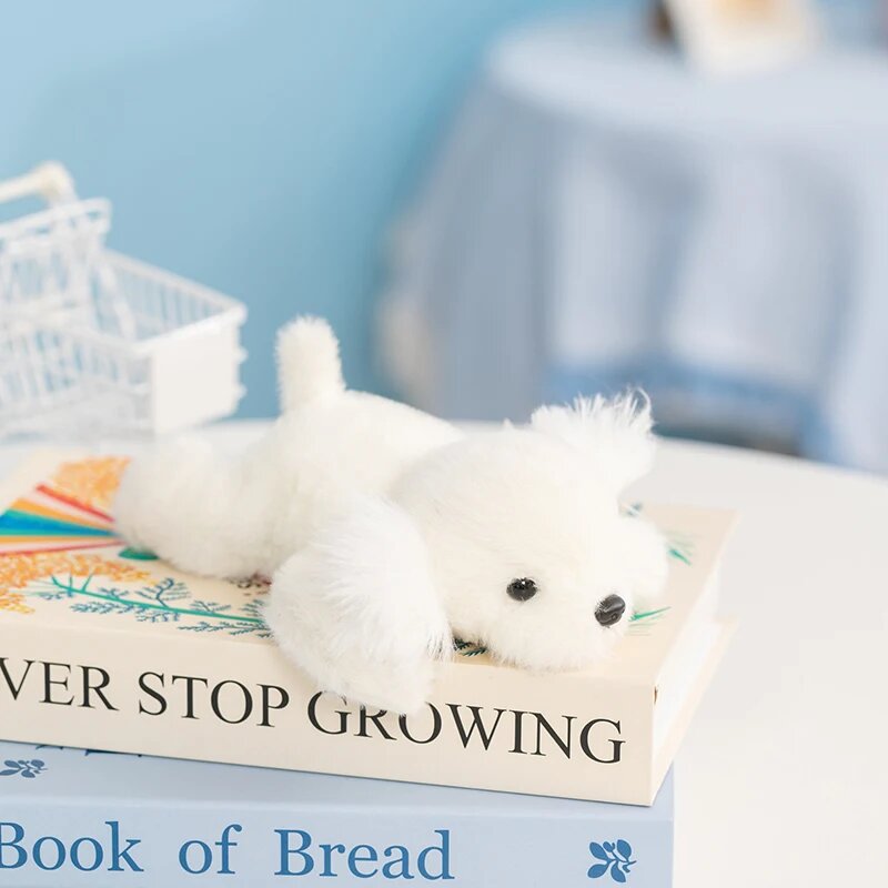 Серия плюшевых игрушек Cuddly Pose Puppy, мини-пушистый шнауцер, пудель, бишон Ротвейлер, золотистый ретривер, кукла, милые настольные домашние животные