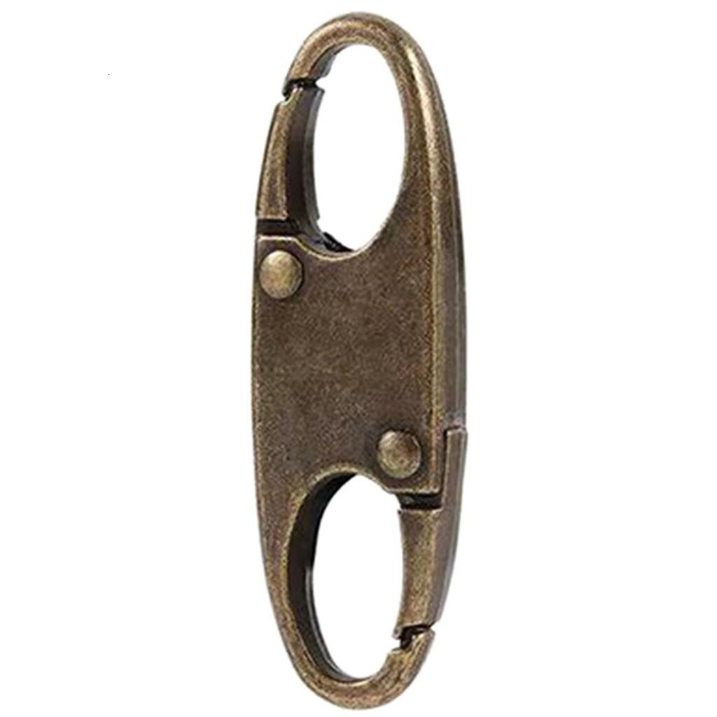 Замок для молнии с карабином, Медный цвет