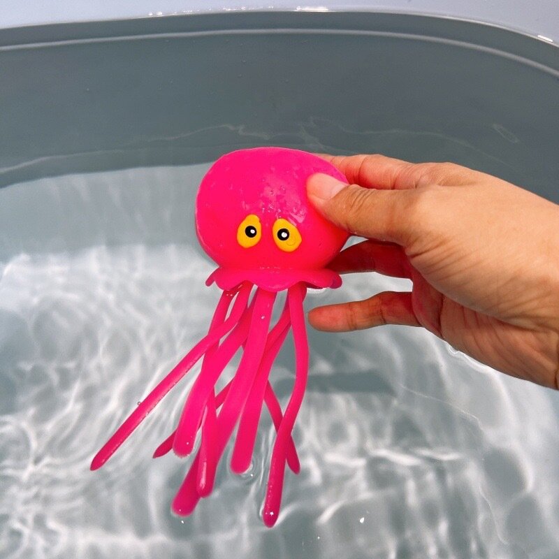 Трансграничная игрушка-осьминог для игр на воде, креативная игрушка, которая впитывает воду, снимает стресс и распыляет