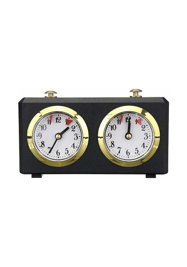 Часы для шахмат, Традиционные часы для шахмат, Таймер для шахмат с подсчетом времени, Черный цвет, Материал пластик, Размер 15x5.5x9cm, В комплект входит 1 Таймер для шахмат