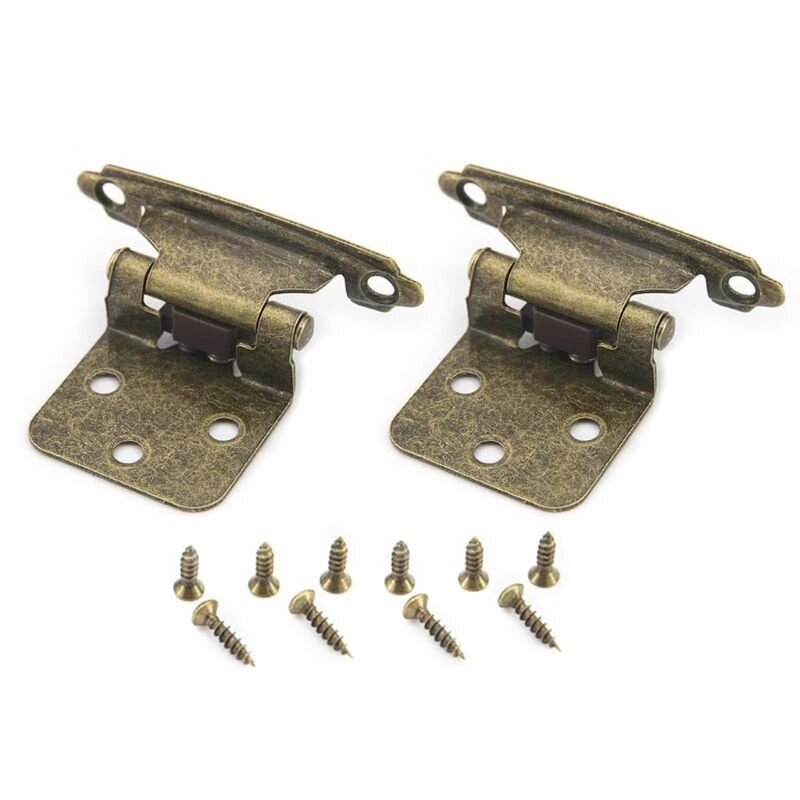 1 комплект из 2-х самозакрывающихся петель, американские петли-зеленый старинный цвет