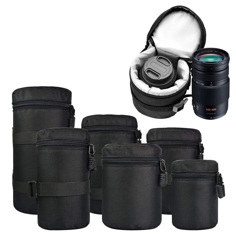 Сумка-чехол для объектива фотокамеры Canon Nikon Sony