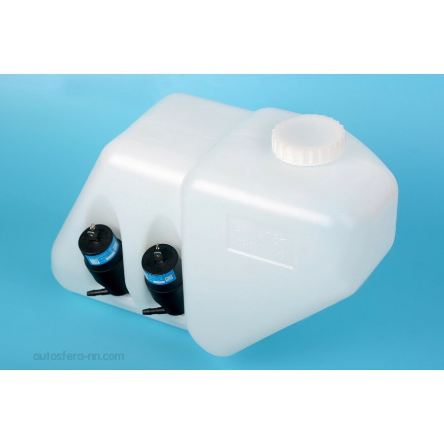 AV AUTOPLASTIC AV21085208102502 Бачок омывателя ВАЗ 2108-5208102-50, УАЗ 3160-5208045 в сборе с 2-я моторами 5,
