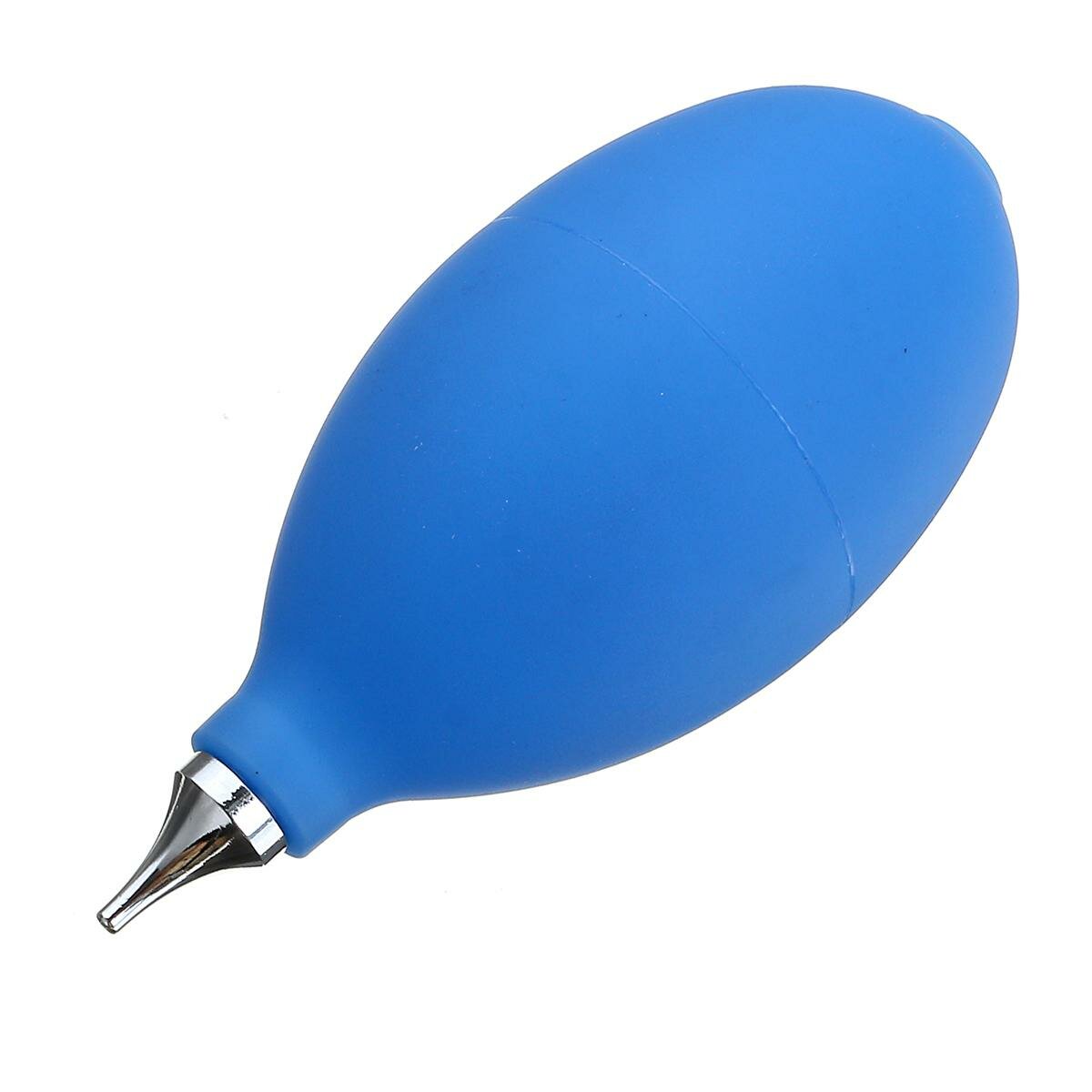 Очиститель и фен для слуховых аппаратов / Насос для чистки воздуходувки с металлическим наконечником Синий/Черный/Серый - Синяя металлическая головка