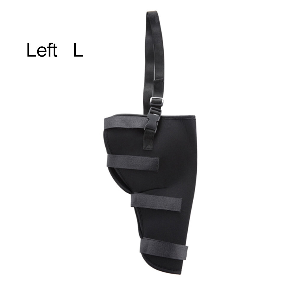 Накладка на лапу собаки, поддержка локтевого сустава, защитная накладка для собачьей лапы, зоомагазин, черная, левая задняя часть.