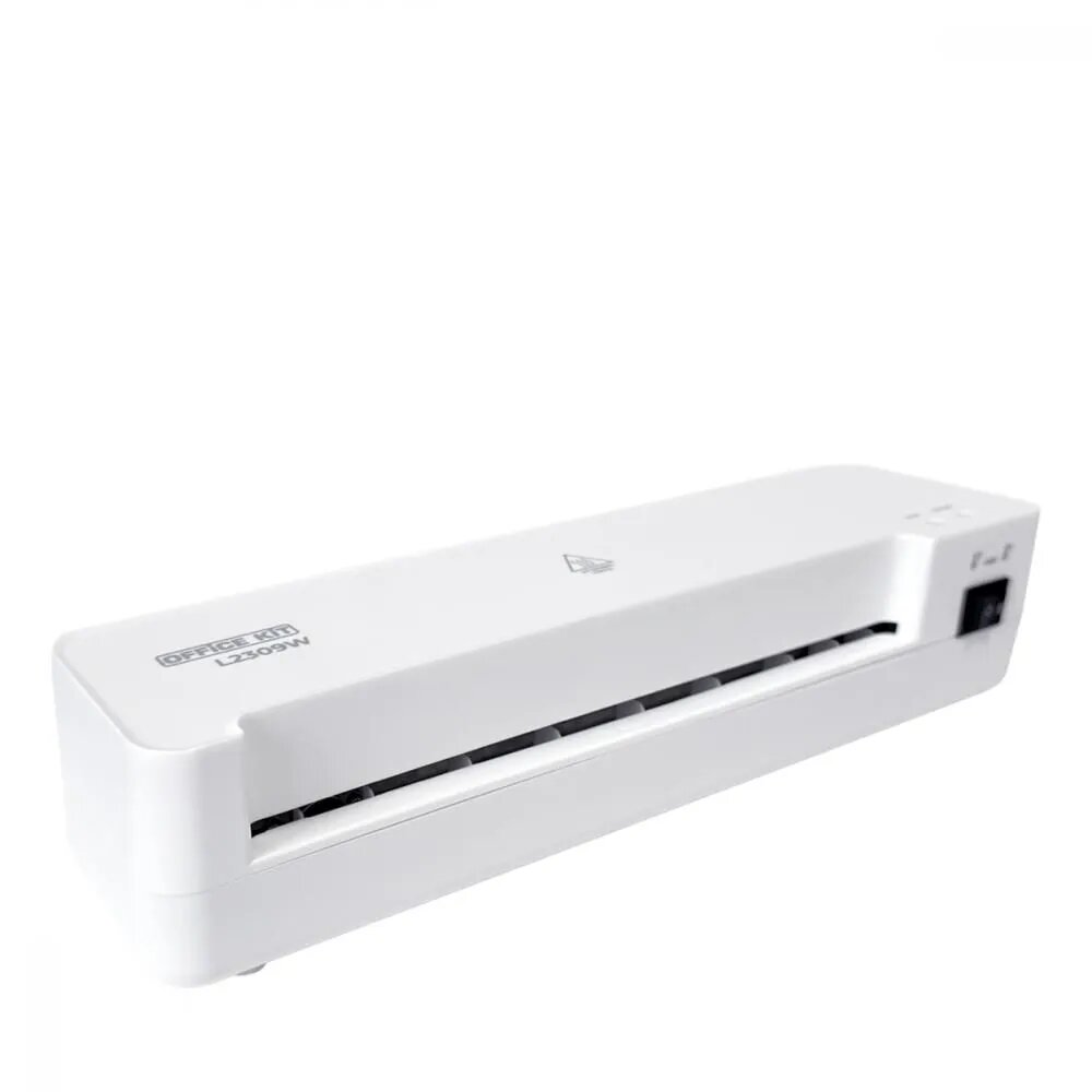 Пакетный ламинатор Ламинатор бумаги А4 Office Kit L2309W, для горячего и холодного ламинирования, 2 вала, 75-125 мкм, формат А4, белый