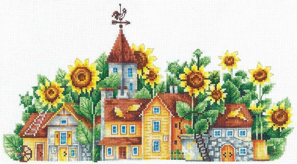 C-55 Солнечная страна, набор для вышивания, Сделай Своими Руками