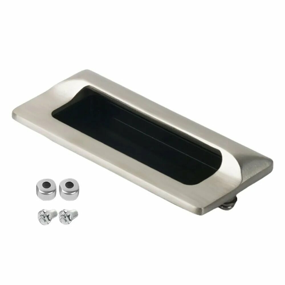 Встроенная нержавеющая стальная скрытая дверная ручка-ручка из нержавеющей стали с матовой отделкой, 1 комплект