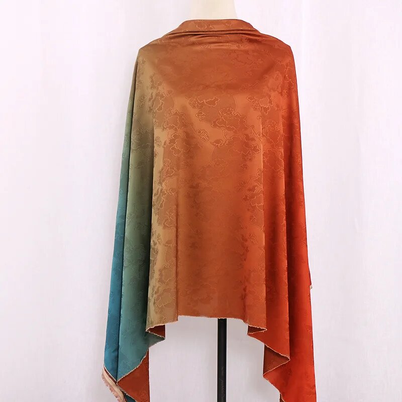 Парчовая ткань Red Cloud 100% полиэстер Gradual change 2