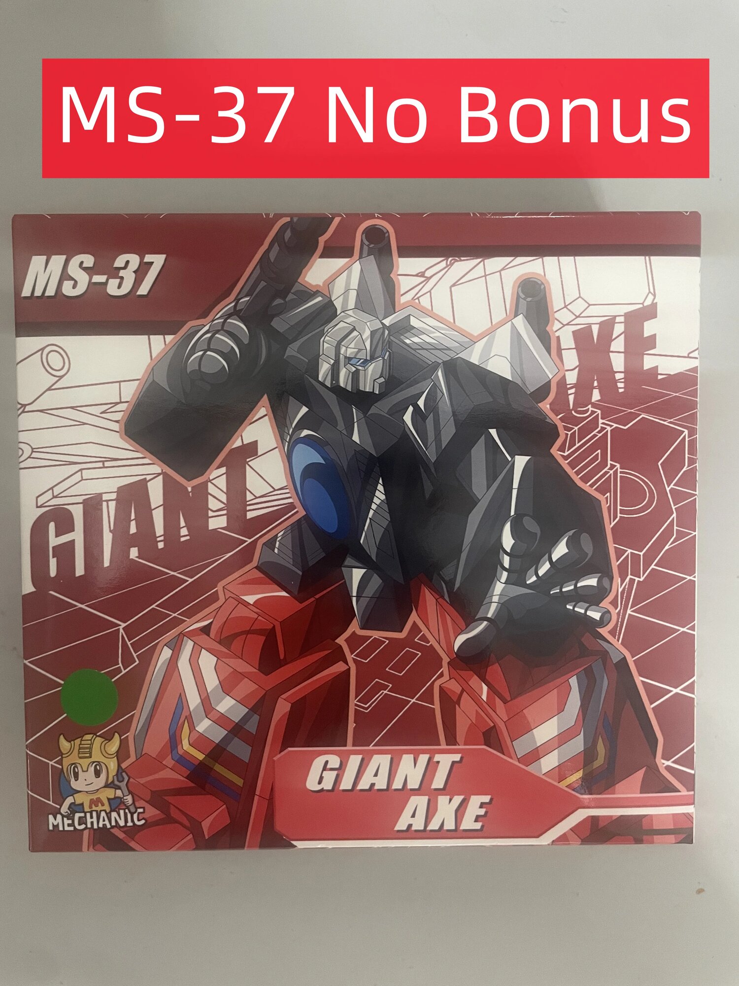 Фигурка трансформер MFT MS-37 Giant Axe, цвет MS-37 NO Bonus