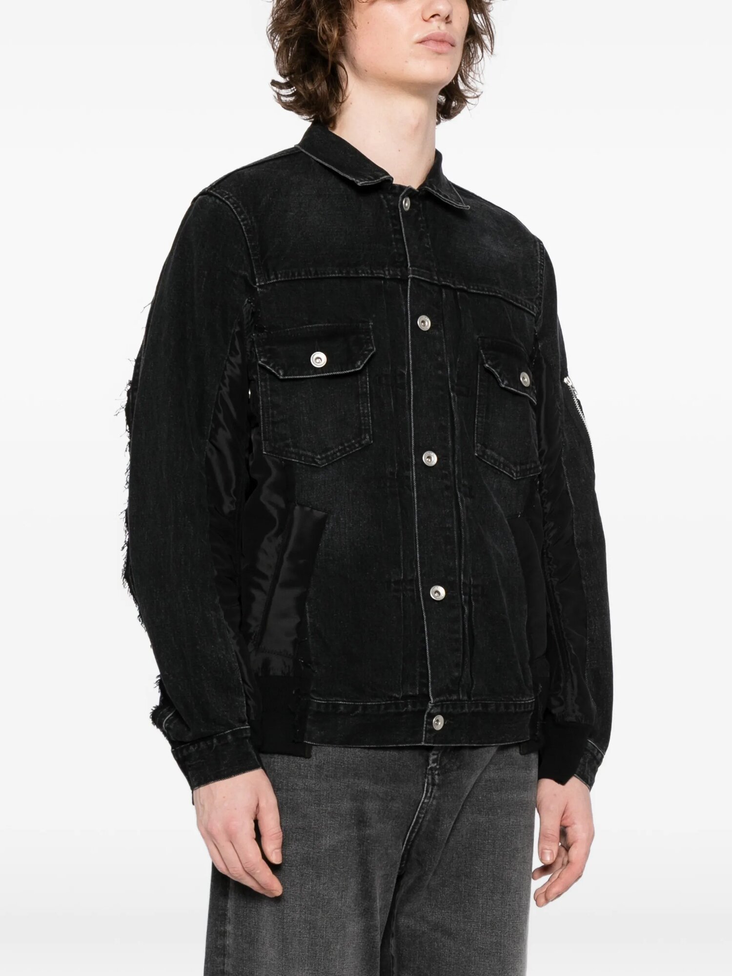 Куртка Sacai, размер 48, black/black — фото 1