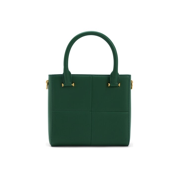 Сумка CHARLES & KEITH, фактура тиснение, темно-зеленый — фото 1