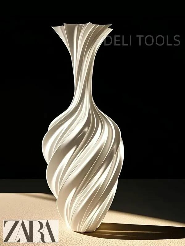 ZARA HOME Ваза "3d", 25 см , Биопластик, 1 шт