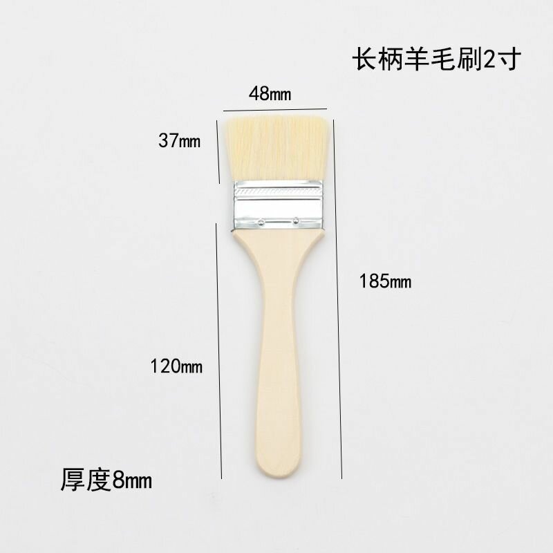 Щетка из пищевой шерсти для барбекю, масляная щетка для кухни, щетка для блинов, инструмент для масляного соуса, домашняя выпечка, устойчивая к высоким температурам, маленькая