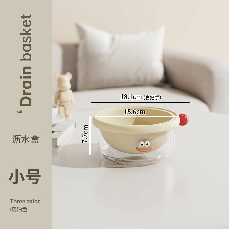 Двухслойная корзина для слива допамина, домашняя корзина для мытья фруктов и овощей, двухв-одном утолщенная корзина для мытья овощей, раковина для мытья овощей